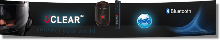 Uclear Bluetooth Motorcycle Helmet Communication Device | FortNine Canada