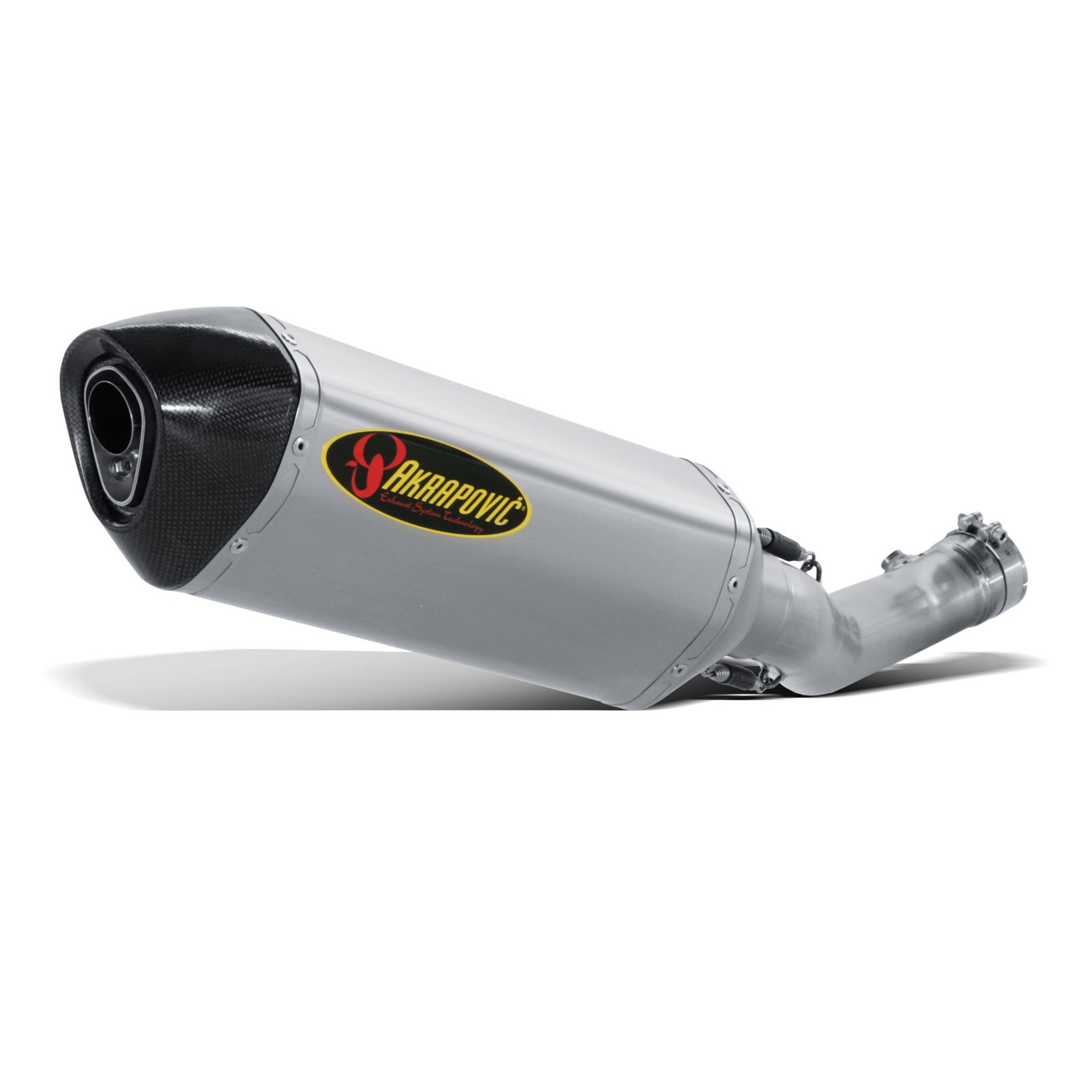 Akrapovic Slip-On Line Exhaust Single Hexagonal Muffler - Stainless ...