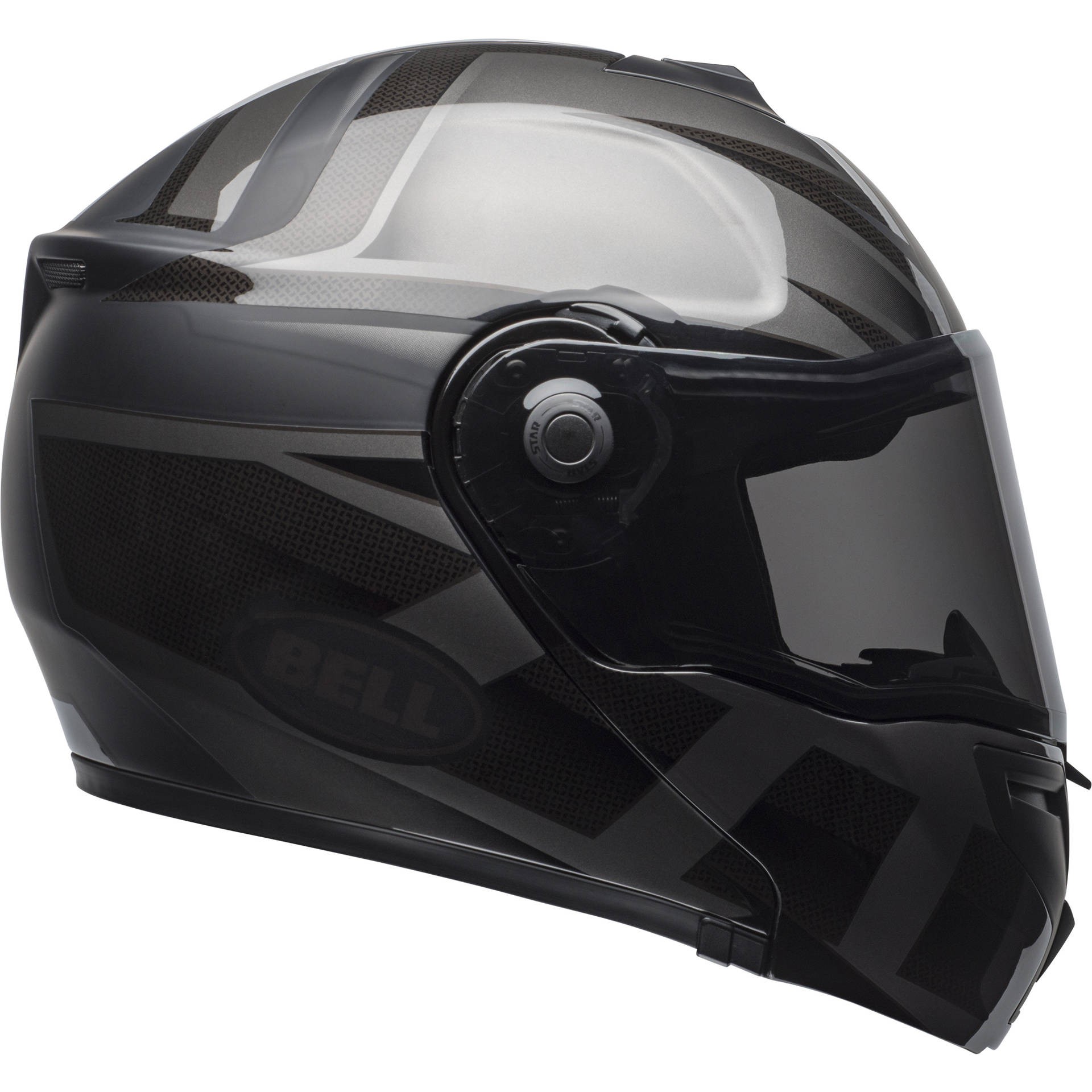 Bell SRT Blackout Modular Helmet - Modular / Flip-Up - Motorcycle ...