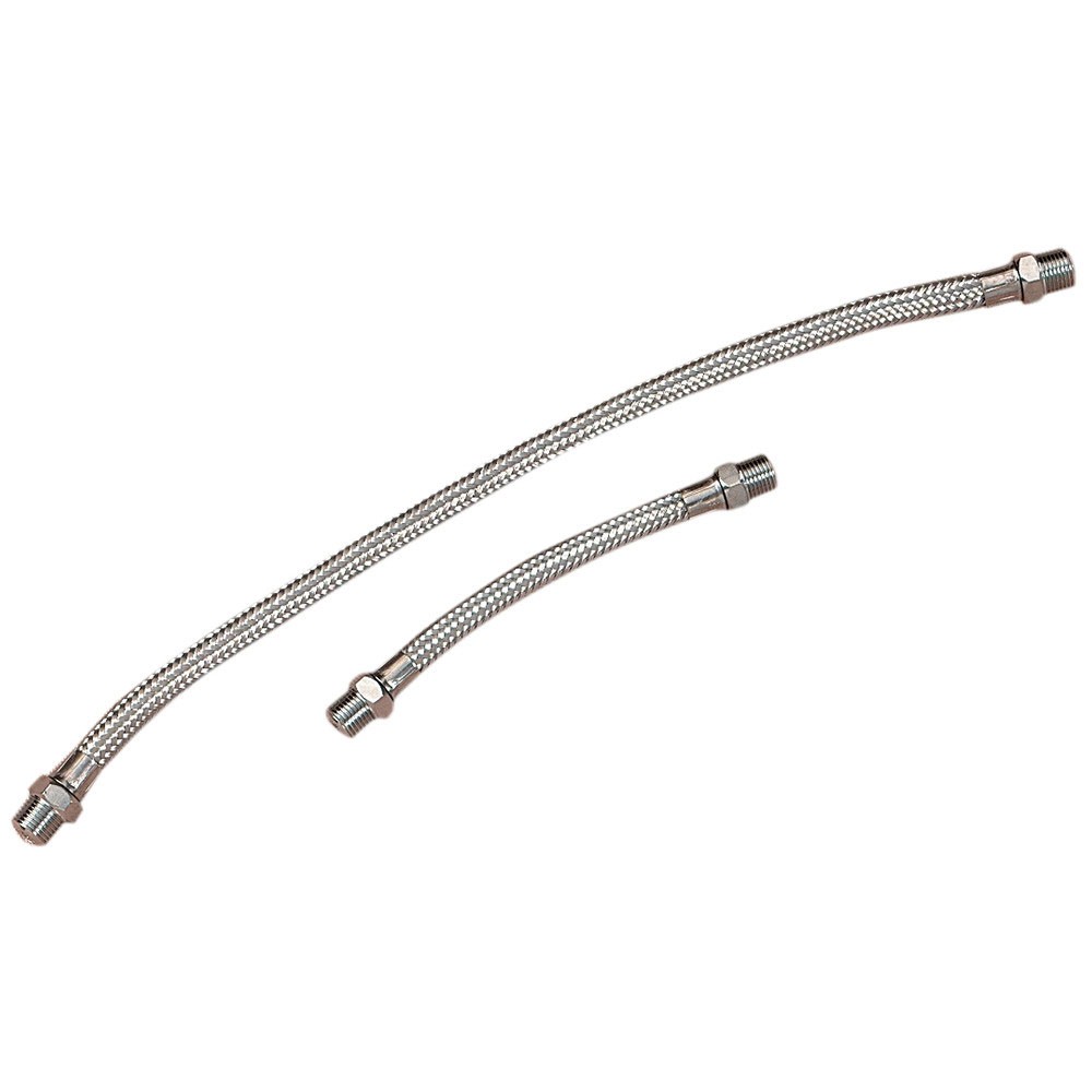 Drag Specialties Stainless Steel Braided Rocker Oil Line Set | FortNine ...