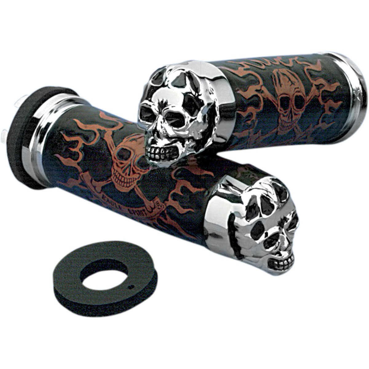 Drag Specialties Skull Grips | FortNine Canada