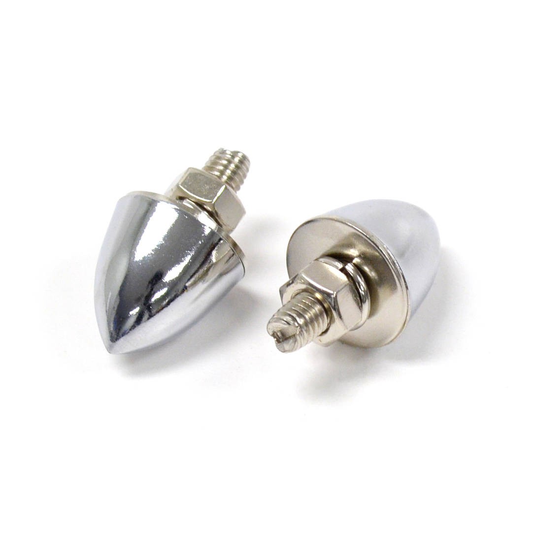 EMGO Spike Bullet License Plate Bolt and Nut Set - 85-83400 - EMGO ...