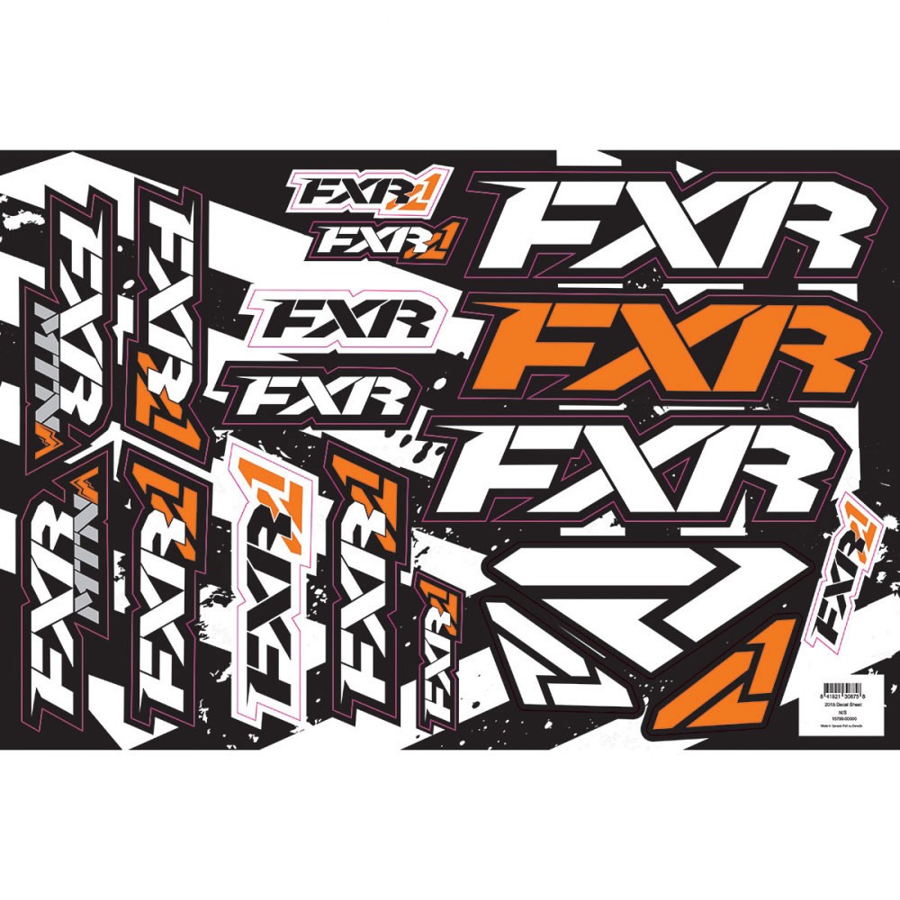 FXR Consumer Decal Sheets | FortNine Canada