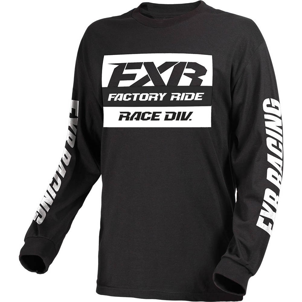 FXR Race Division Long Sleeve T-Shirt - Shirts - Clothing - Casual ...