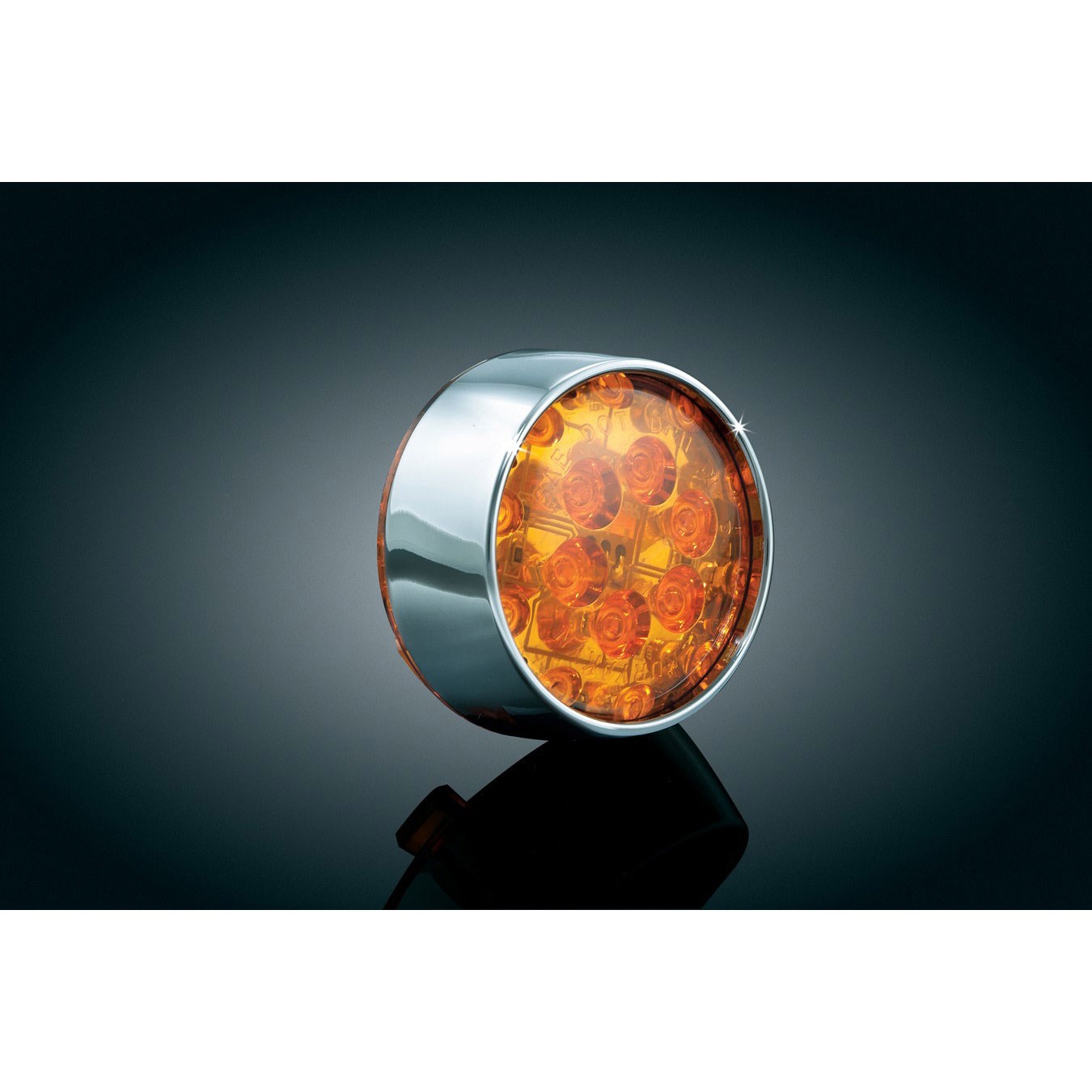 Kuryakyn LED Front Turn Signal Conversion Bullet - Amber - 5442 ...
