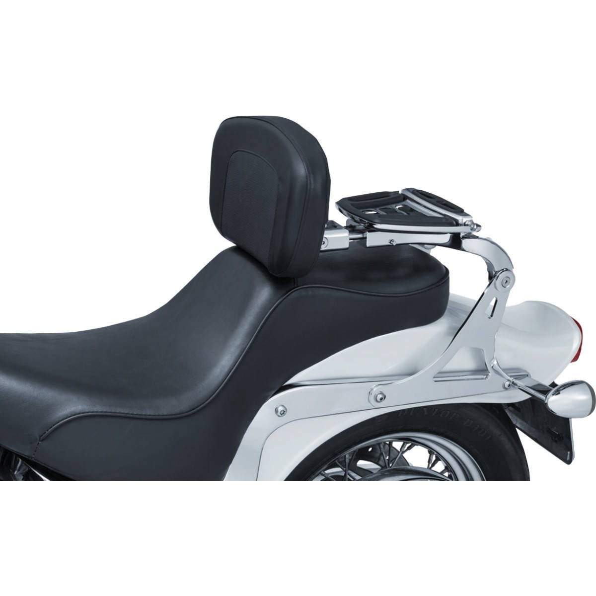 Kuryakyn Fixed Mounts for Multi-Purpose Backrest Chrome - 7096 ...