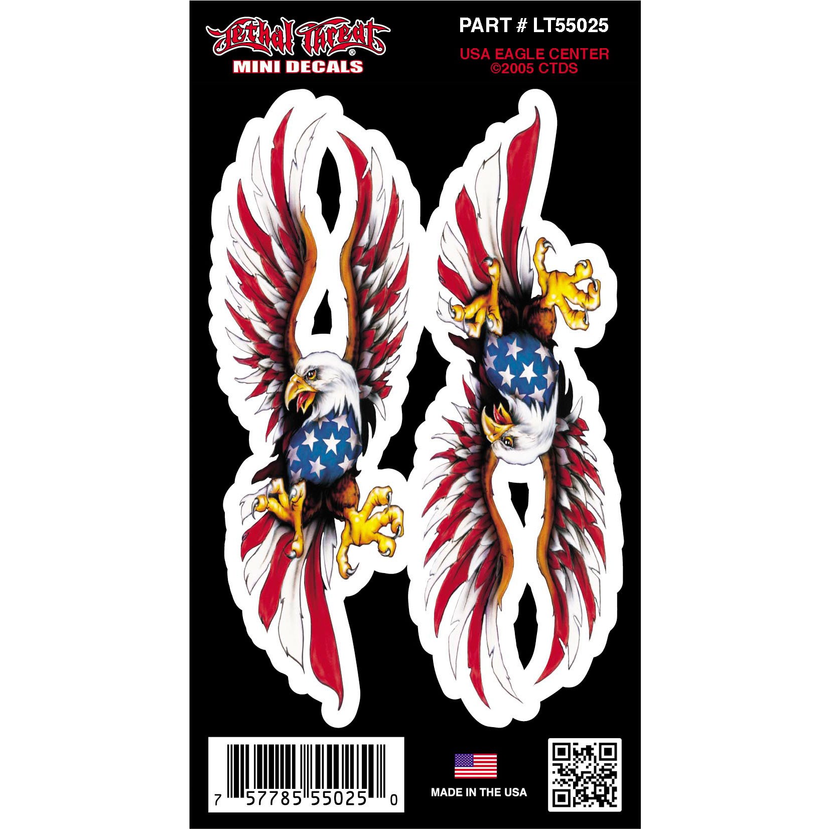 Lethal Threat USA Eagle Decals (Pack of 5) | FortNine Canada