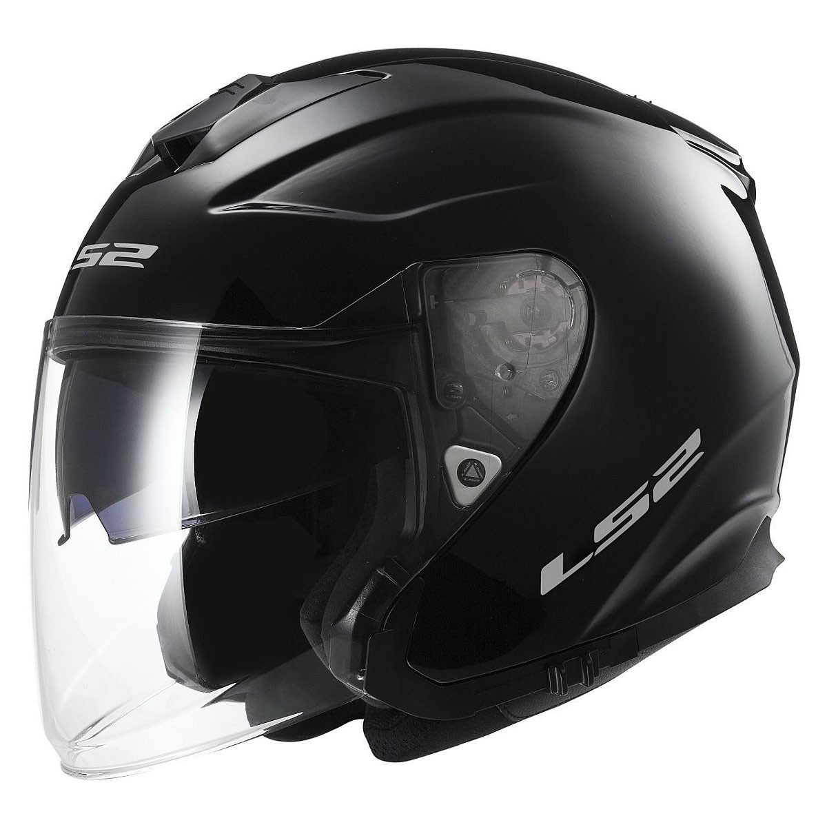 LS2 OF521 Infinity Solid Helmet - Open Face - Motorcycle Helmets ...