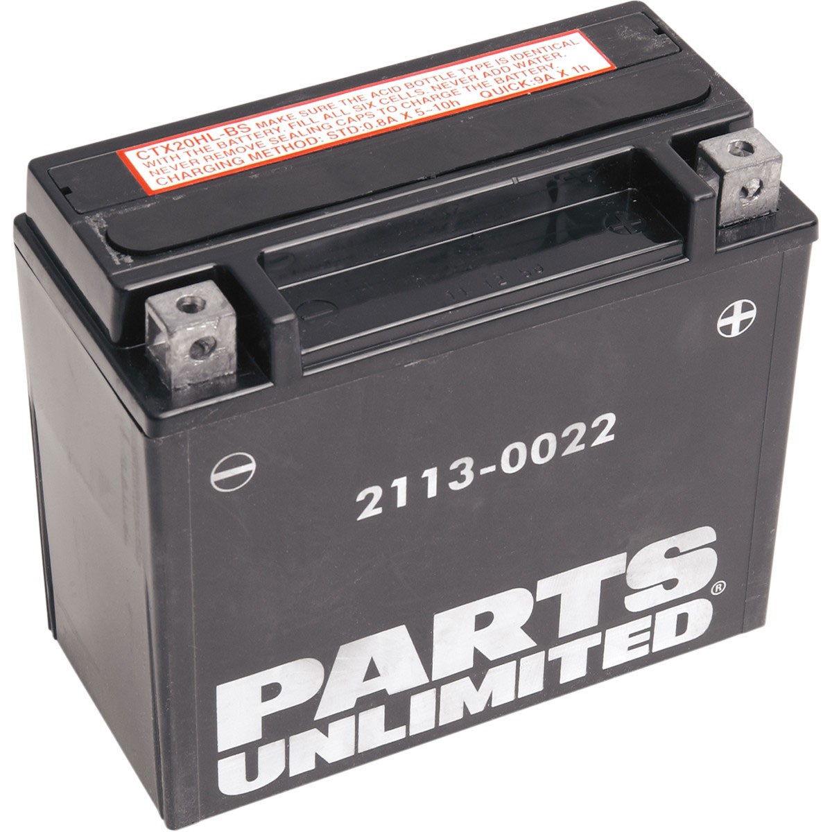 Parts Unlimited AGM Battery YTX20HL-BS - CTX20HL-BS - Parts Unlimited ...