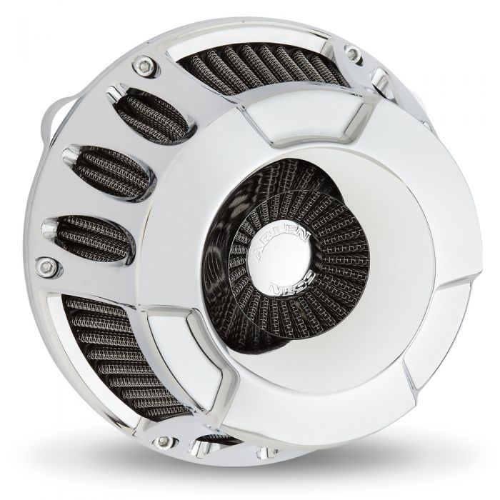 Arlen Ness Inverted Series Air Cleaner Kit Deep Cut - Chrome - 18-926 ...