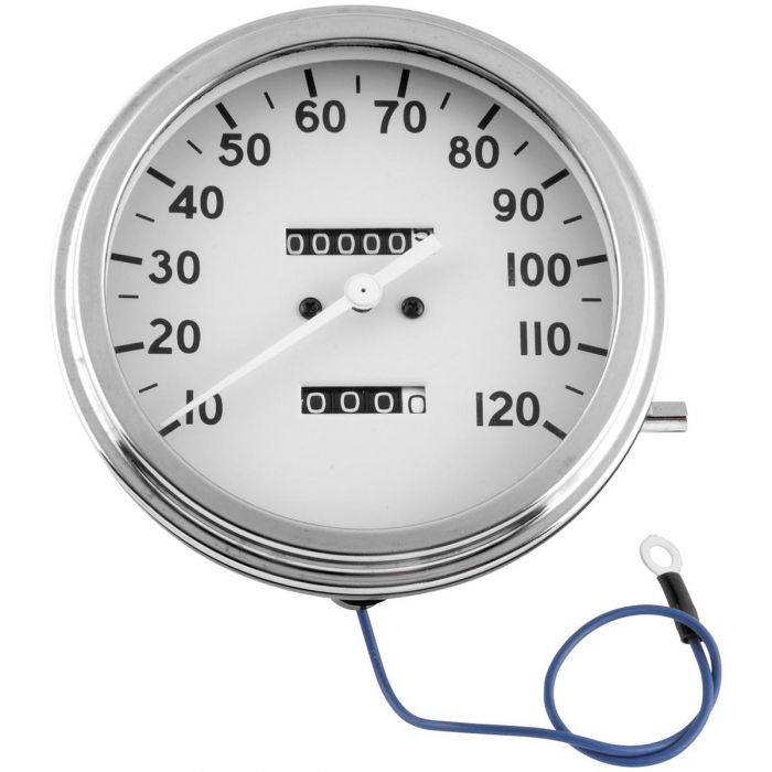 Bikers Choice White Face 36-40 Style Speedometer | FortNine Canada