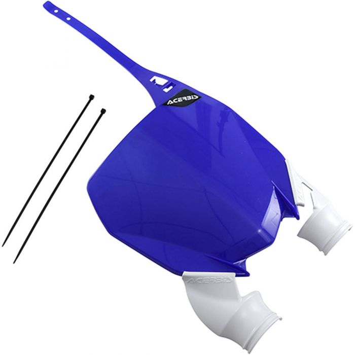 Acerbis Raptor Front Number Plate Blue/White - 2689421006 | FortNine Canada