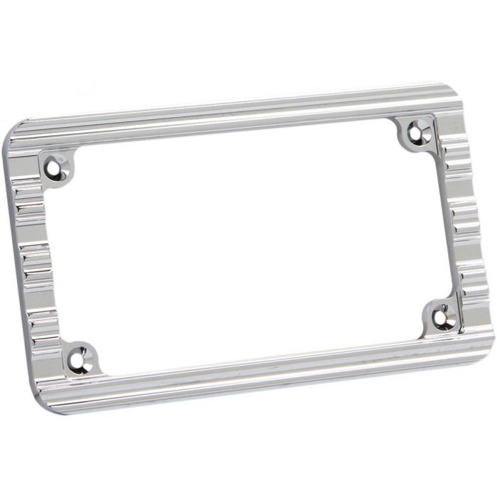 Arlen Ness 10-Gauge License Plate Frame - Chrome - 12-135 | FortNine Canada