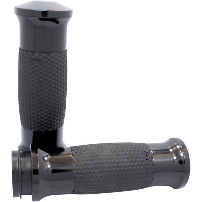 Avon Grips Air GEL Grips - Fly By Wire Anodized Black | FortNine Canada
