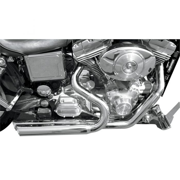 Bassani Pro Street Exhaust System Slash-Cut - Chrome - DNG-325F ...