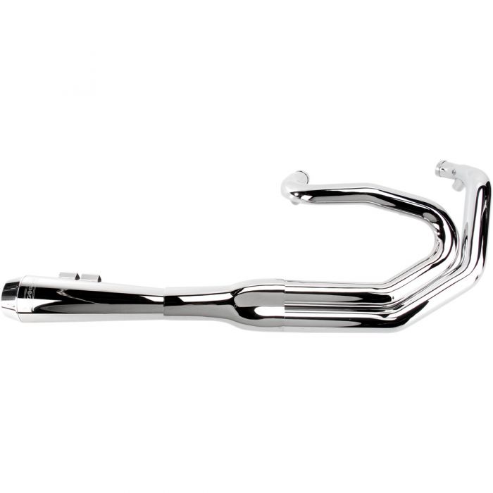 Bassani Road Rage 2-Into-1 Exhaust System Chrome - Short/Upswept ...