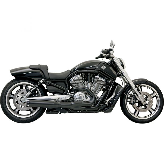 Bassani Road Rage II B1 Power Exhaust System with Heat Shields Black ...