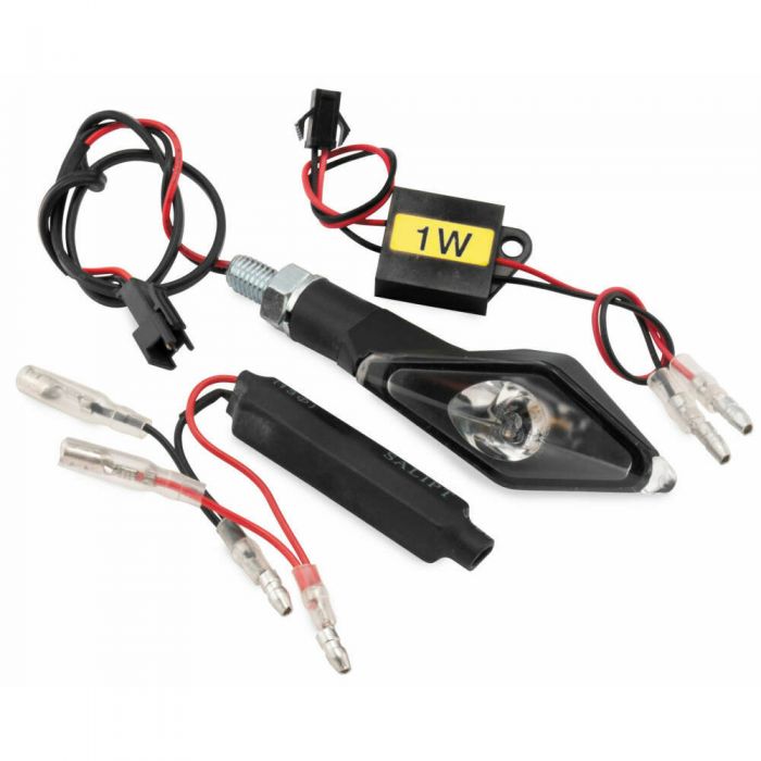 BikeMaster Alien Angle LED Turn Signals with Resistors | FortNine Canada