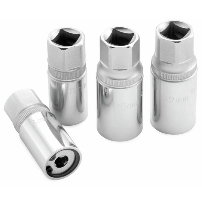 BikeMaster Stud Removal Socket Set - 6, 8, 10, 12mm - 21-S04 | FortNine ...