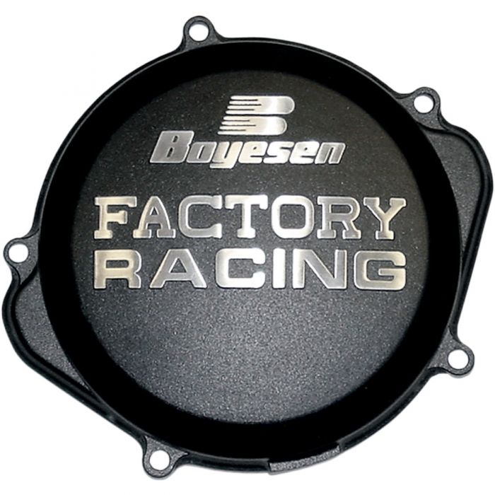 Boyesen Factory Racing Clutch Cover Black - CC-07B | FortNine Canada