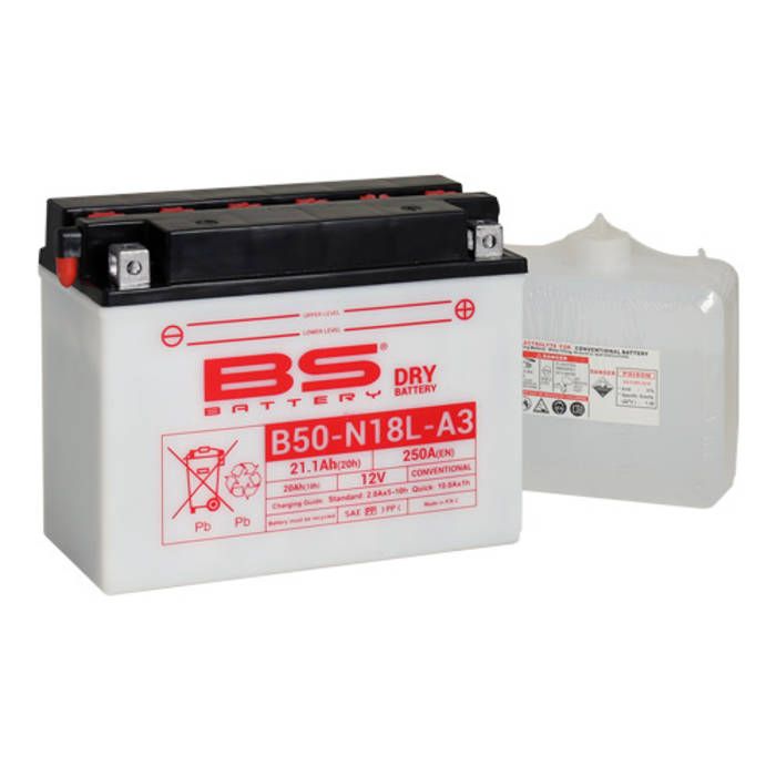 BS Battery Dry High Performance Conventional Battery - Y50-N18L-A3 ...