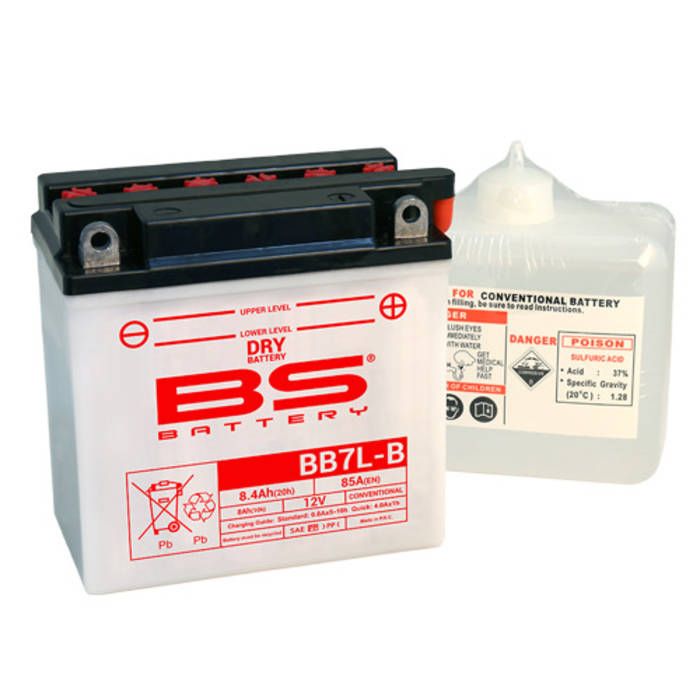 BS Battery Dry High Performance Conventional Battery - YB7L-B - BB7L-B ...
