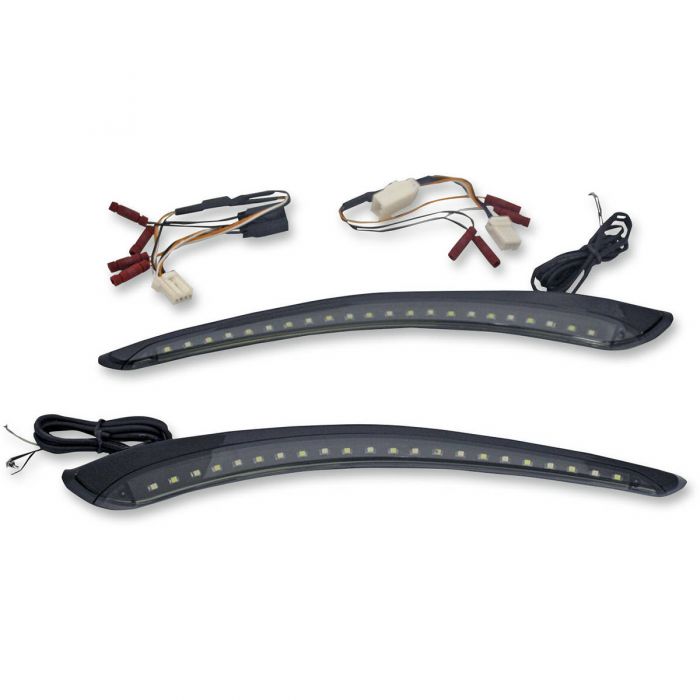 Custom Dynamics Batwing LED Fairing Trim with Daytime Running Lights ...