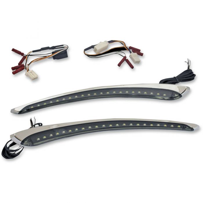 Custom Dynamics Batwing LED Fairing Trim with Daytime Running Lights ...