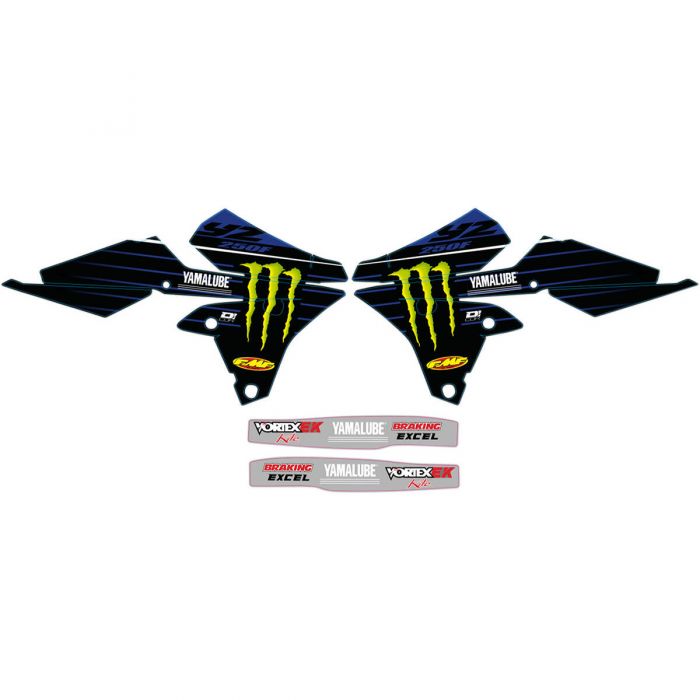 D'Cor Visuals Team Graphic Kit 2020 Star Racing - 10-50-300 | Yamaha ...