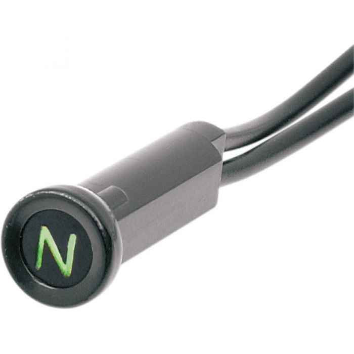 Drag Specialties Snap-In Indicator Light with Black Bezel | FortNine Canada