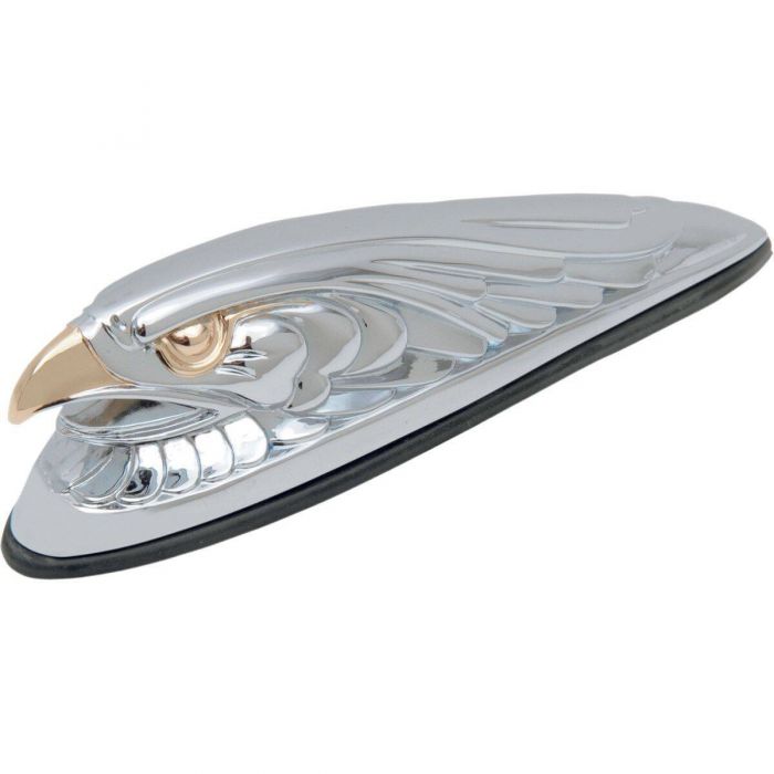 Drag Specialties Chrome Eagle Head Front Fender Ornament | FortNine Canada