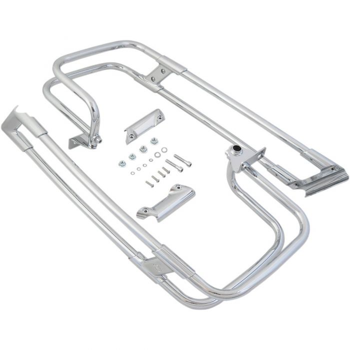 Drag Specialties Saddlebag Guards and Side Rail Chrome - 3501-1245 ...