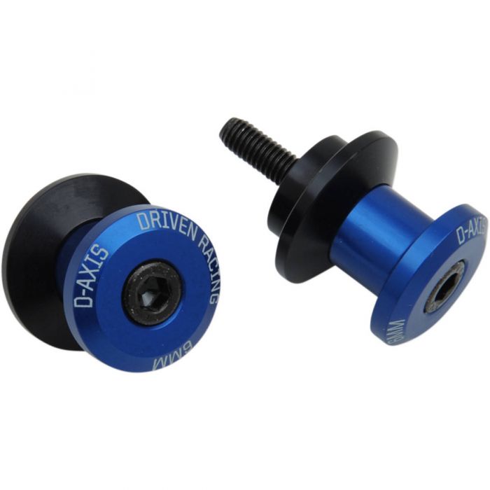 Driven Swingarm D-Axis Spools Black/Blue - DXS-8.1 BL | Honda CBR600RR ...