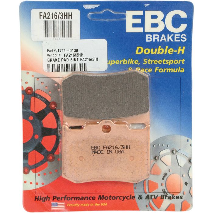 EBC Double-H Sintered Brake Pads - FA216/3HH | FortNine Canada