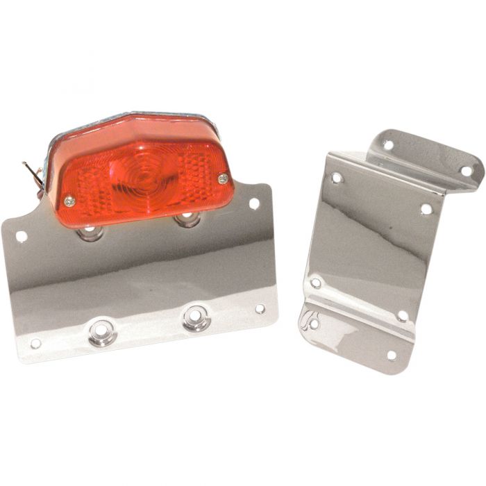EMGO Lucas Style Taillight with License Plate Bracket - Red Lens - 62 ...