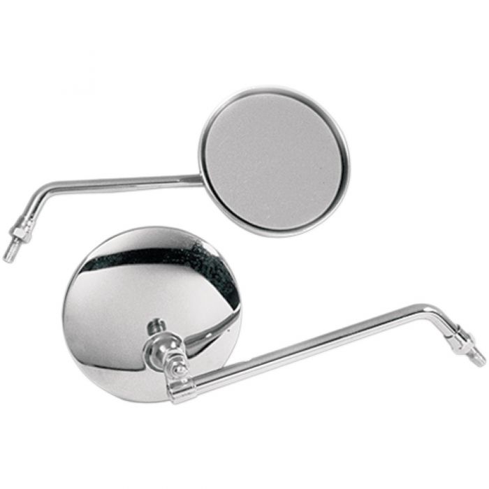 EMGO Universal Round Mirror - 4in. Round Mirror with 8in. Stem - 8mm ...