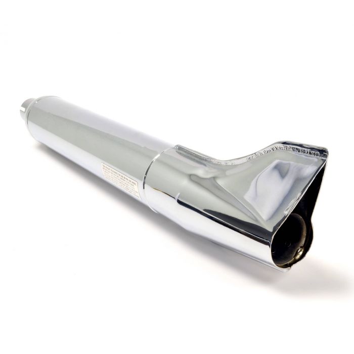 EMGO Classic Fishtail Muffler 27" Chrome - 80-75100 | FortNine Canada