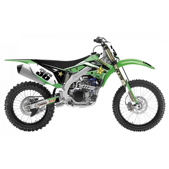 Factory Effex Rockstar 2017 Shroud Graphics Kit - 20-14124 | Kawasaki ...