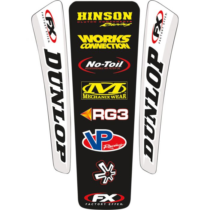 Factory Effex Universal Rear Fender Graphics - Original Style - 07 ...