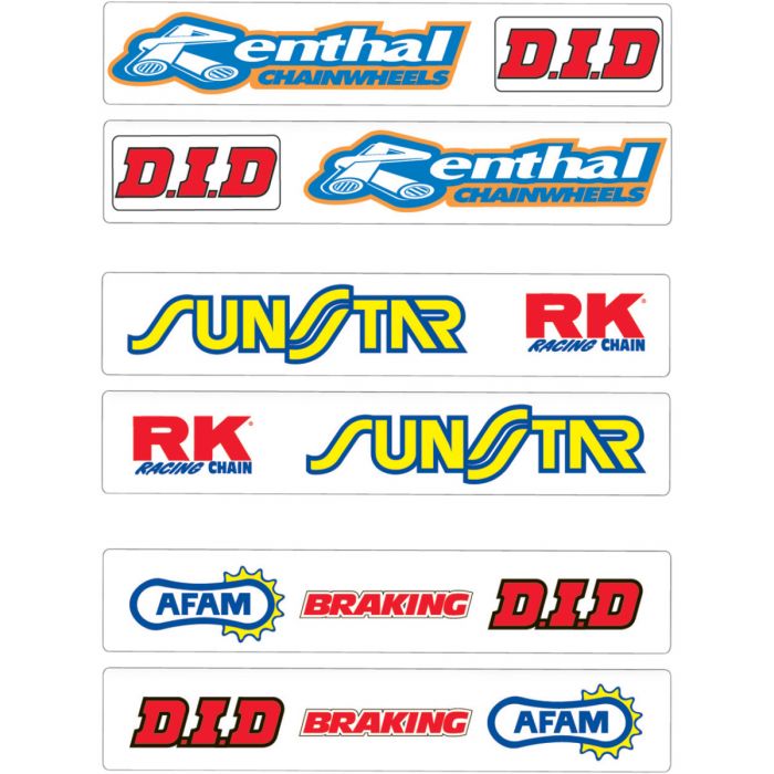 Factory Effex Universal Swingarm Graphics - Renthal/DID - 04-2426 ...