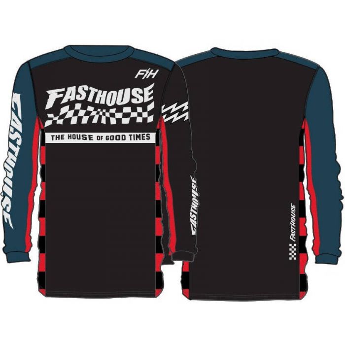 Fasthouse Classic Velocity Long Sleeve MTB Jersey | FortNine Canada