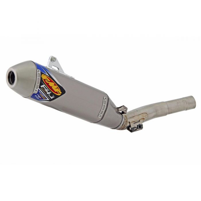 FMF Racing Factory 4.1 RCT Titanium Slip-On Exhaust Natural Finish - Titanium End Cap - 044428 ...