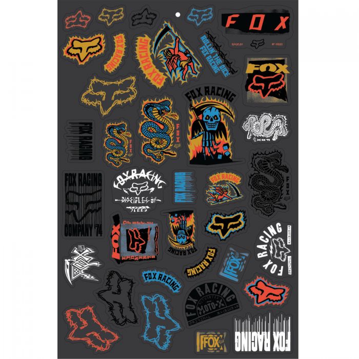 Fox Racing Possessed Track Pack Stickers | FortNine Canada