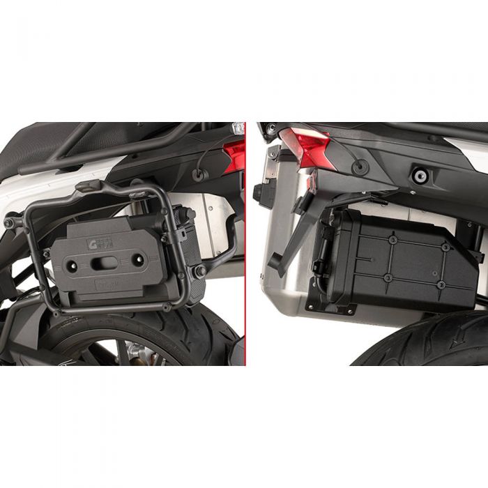 Givi S250 Tool Box Fit Kit for PL8703 Side Case Racks - TL8705KIT ...