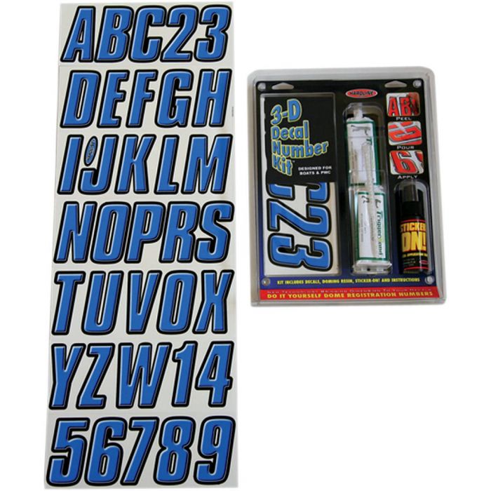 Hardline 3D Dome Decal Number Kit | FortNine Canada