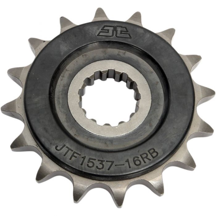JT Rubber Cushioned Steel Front Sprocket 16T (525) - JTF1537.16RB | FortNine Canada