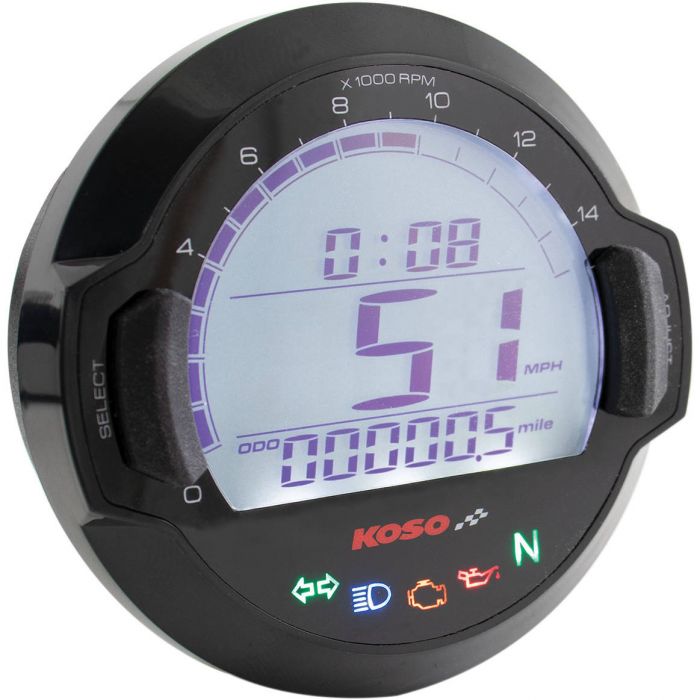 Koso DL-03SR GP-Style Multi-Function Meter - BB642W20 | FortNine Canada