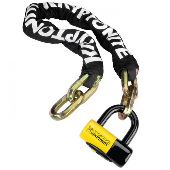Kryptonite New York Fahgettaboudit 1410 Chain & New York Disc Lock ...