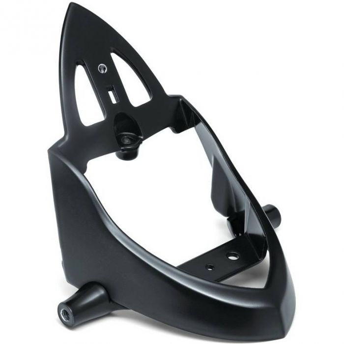 Kuryakyn Custom Rear Turn Signal & License Plate Mount - Satin Black ...