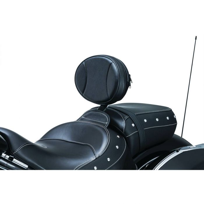 Kuryakyn Plug-N-Go Driver Backrest for Indian | FortNine Canada